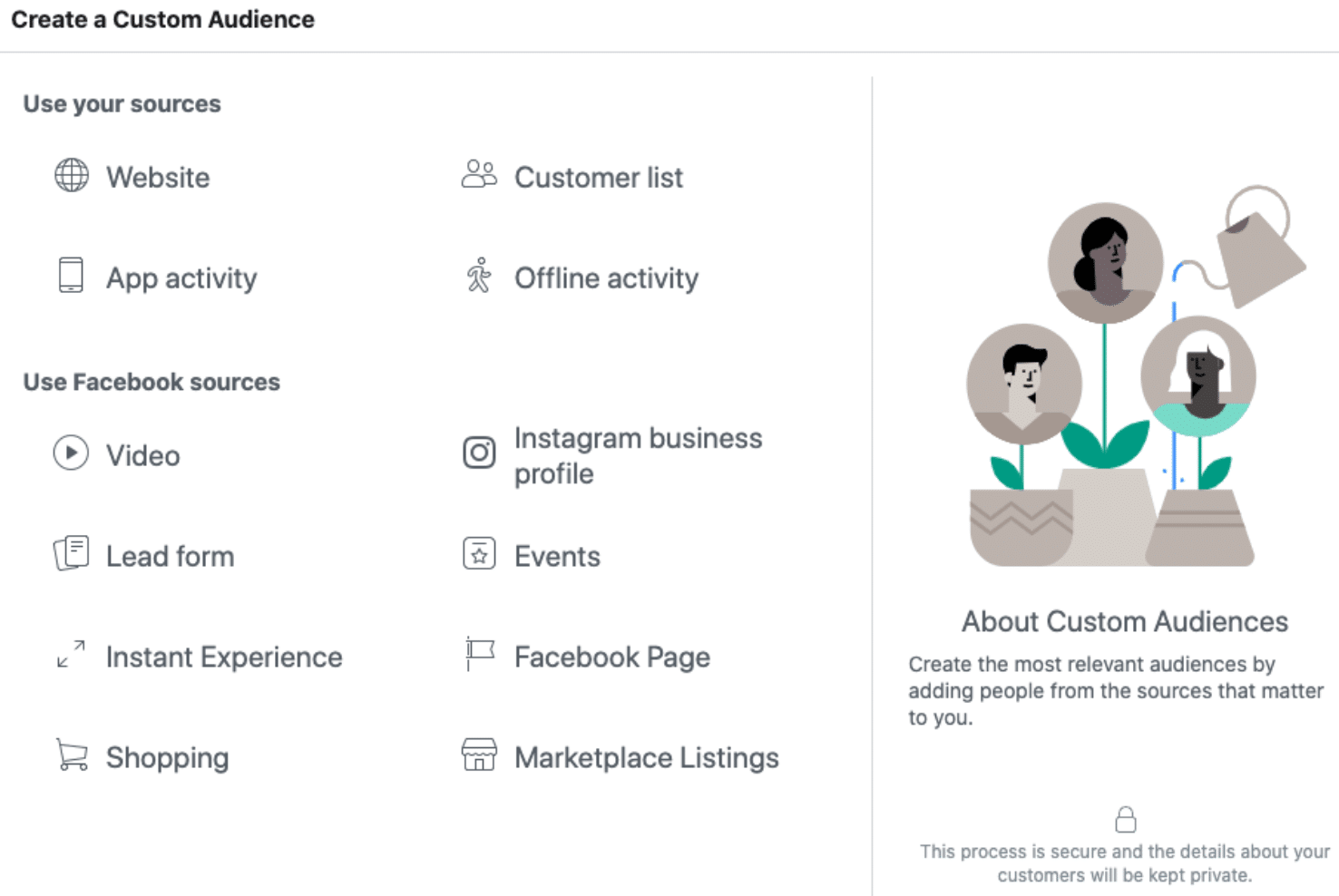 Target de Facebook: 13 opciones que debes conocer - Growth Hacking ...